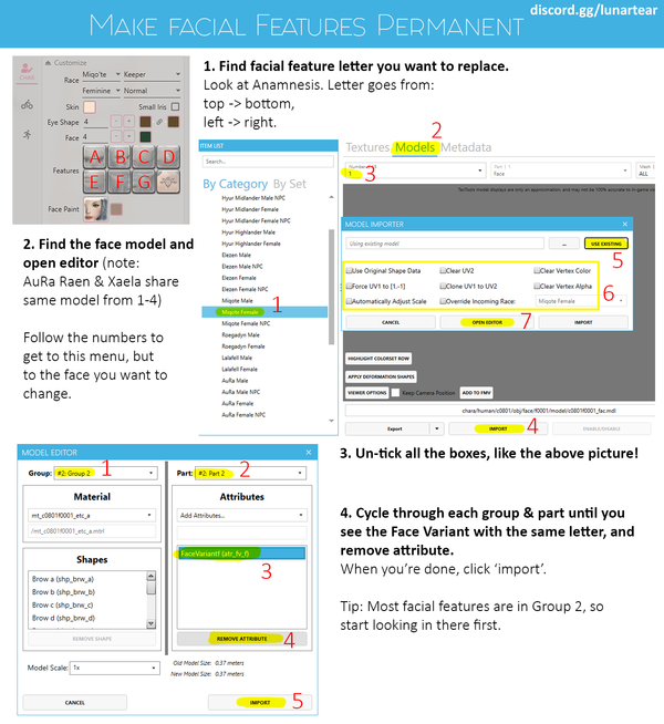 Make Facial Features Permanent